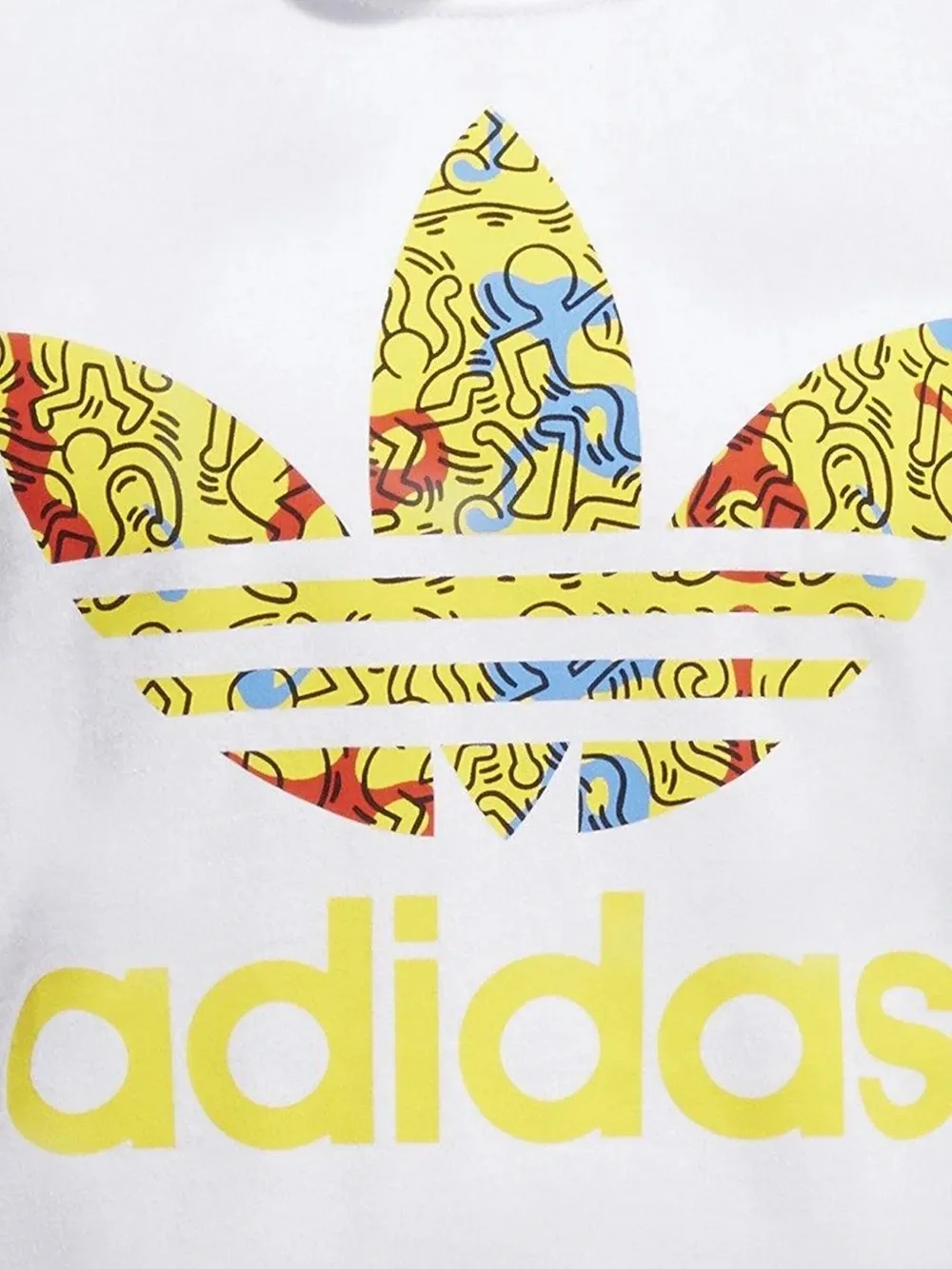 adidas | Shirts | Rare Adidas Originals X Keith Haring Graphic Trefoil ...
